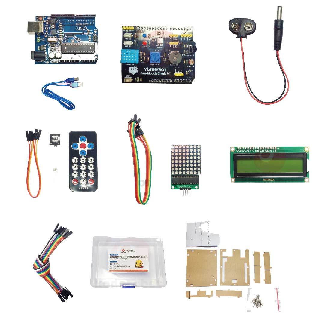Arduino學習互動套件組(A) – 宇宙機器人